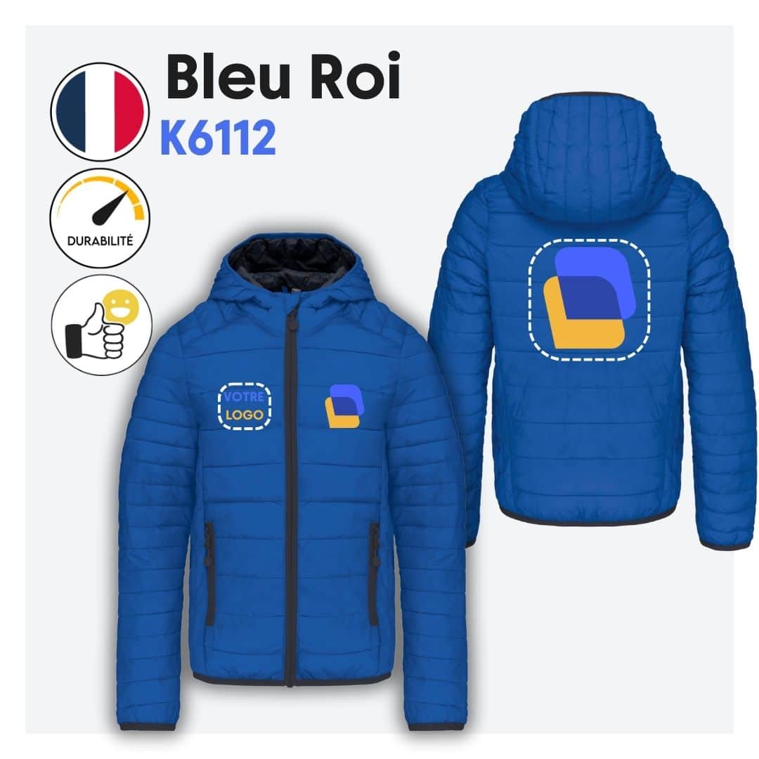 Doudoune avec manches et capuche (enfant) - K6112 - Blagapro